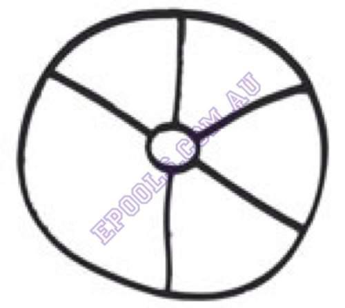 Poolrite V700 V600 Filter Multi Port Valve Gasket – Just Pools and Spas