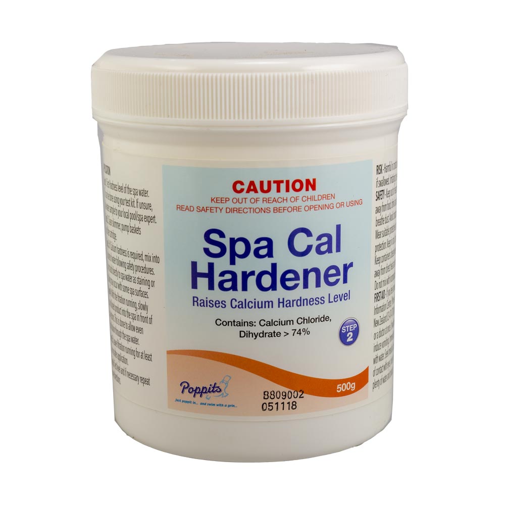 Poppits Spa Cal Hardener 500g – Just Pools and Spas