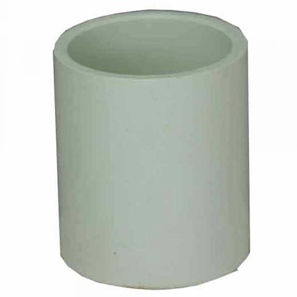 Coupling Joiner 50mm PVC Pressure Pipe White – Just Pools and Spas
