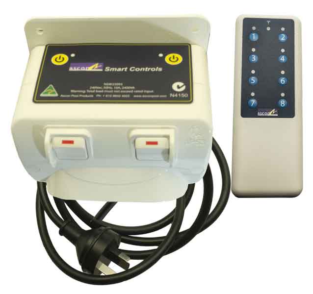 ASCON TURMION SMART LINKING CONTROL 2 CH 10A OUTLET – Just Pools and Spas