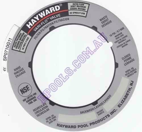 Decal 40mm Filter Valve Hayward Plus Filter Models – Just Pools and Spas