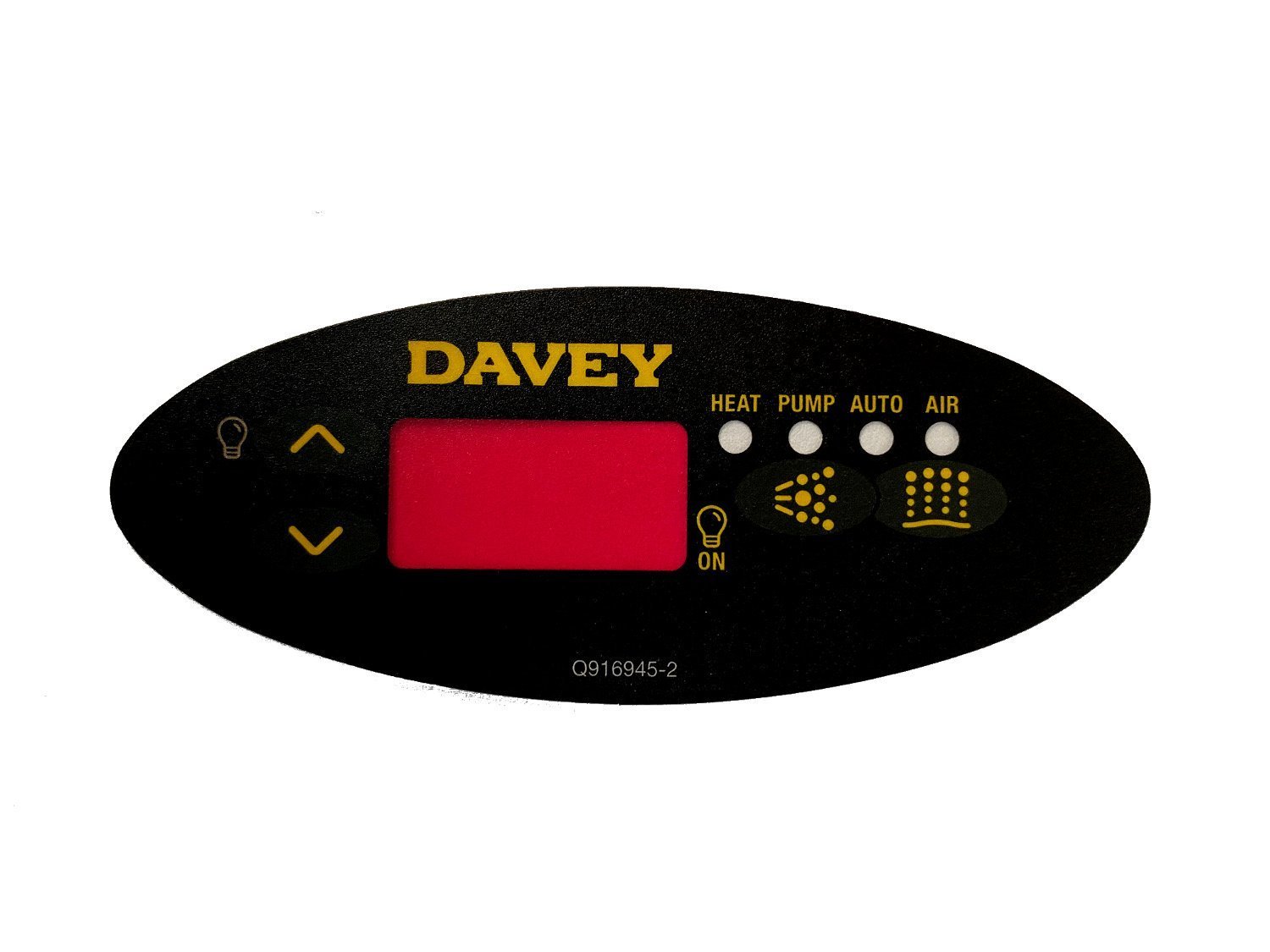 Overlay for Power SP 601 Oval Touchpad – Just Pools and Spas