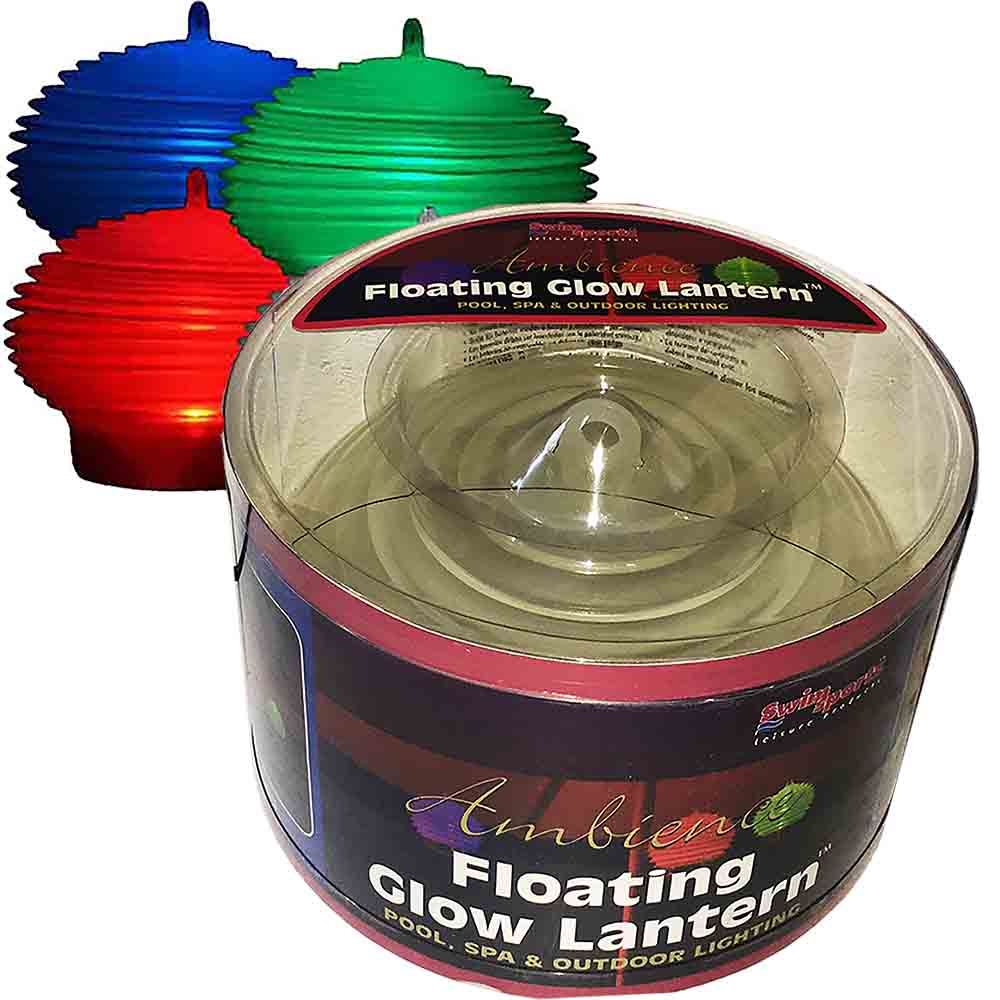 Floating Glow Lantern With Three Colours – Just Pools and Spas