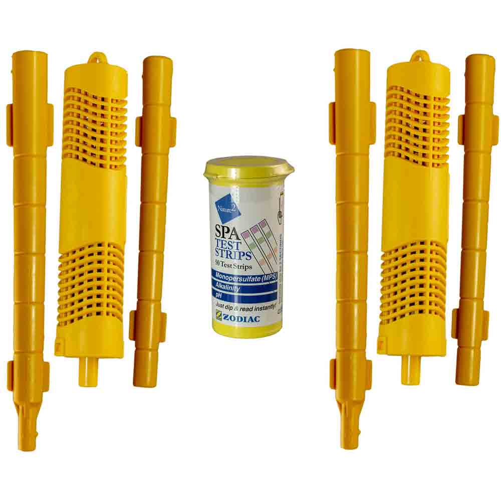 Buy 2 Nature 2 Natural Spa Purifier with 50 test strips – Just Pools ...