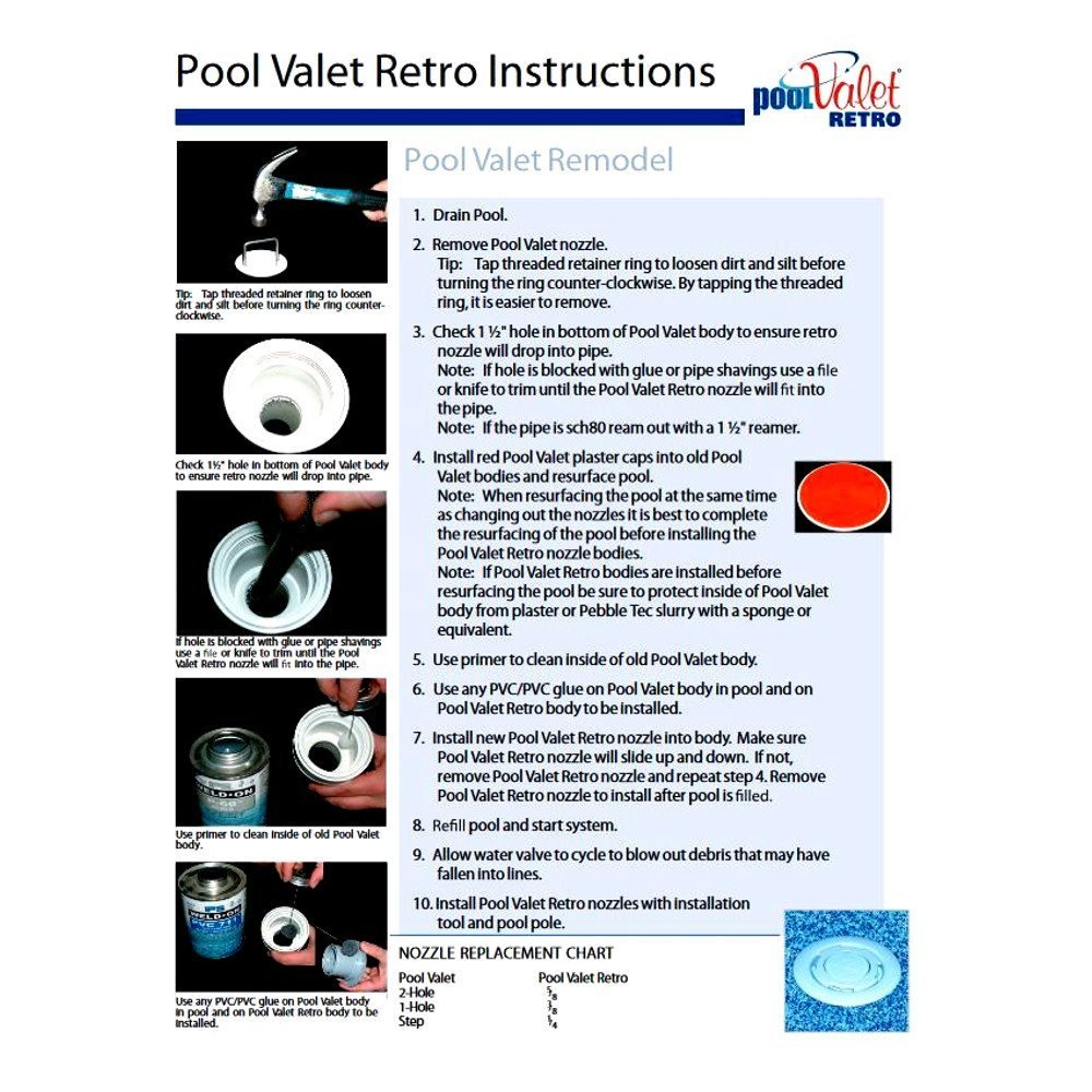 Paramount Pool Valet Single Head Kit White – Just Pools and Spas