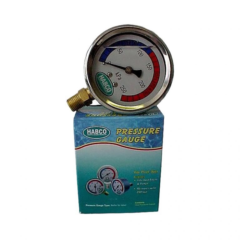 Filter Pressure Gauge 50mm Stainless Steel Oil Filled – Just Pools and Spas