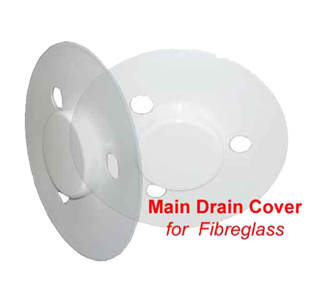 Main Drain Cover For Shallow Main Drain 10mm Deep Blue & White – Just ...