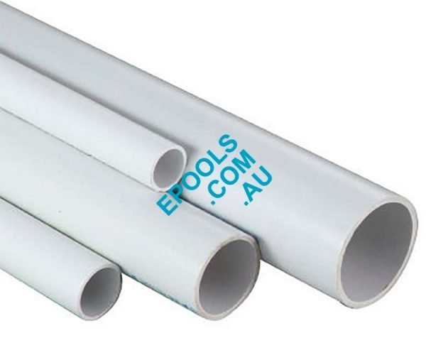 40mm Pool Spa PVC Pressure Pipe Class 12 White 1.0mt length – Just ...
