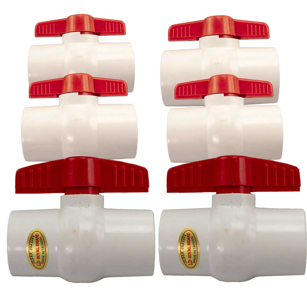 Ball Valves Socket For PVC Pressure Pipe – Just Pools and Spas