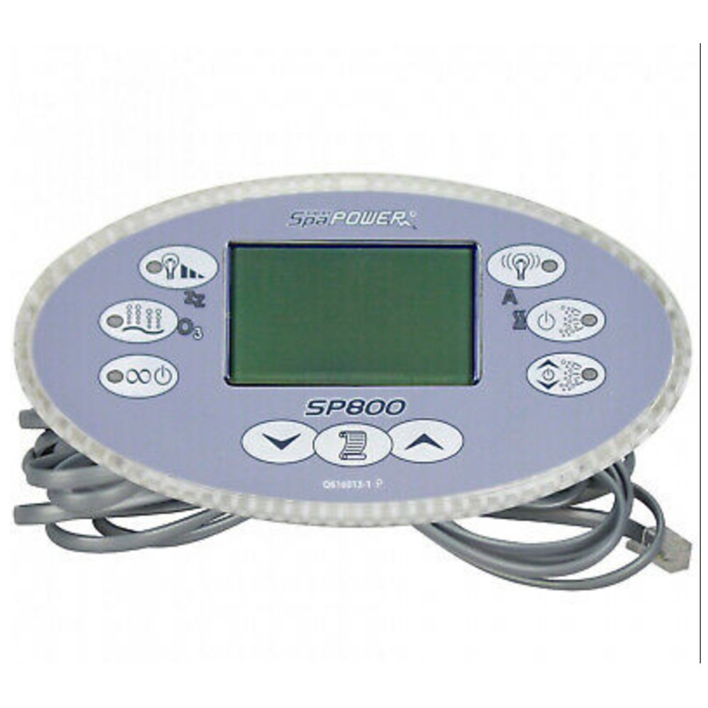 Spa Power SP800 Oval Touchpad with Overlay – Just Pools and Spas