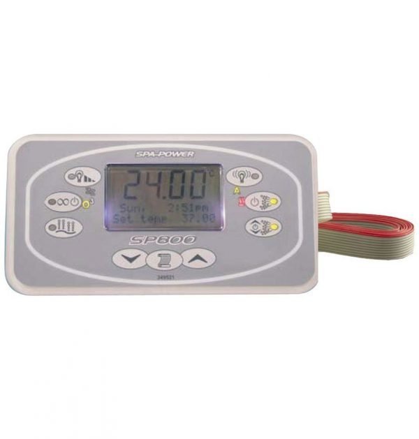 Spa Power SP800 Rectangular Touchpad With Overlay – Just Pools and Spas