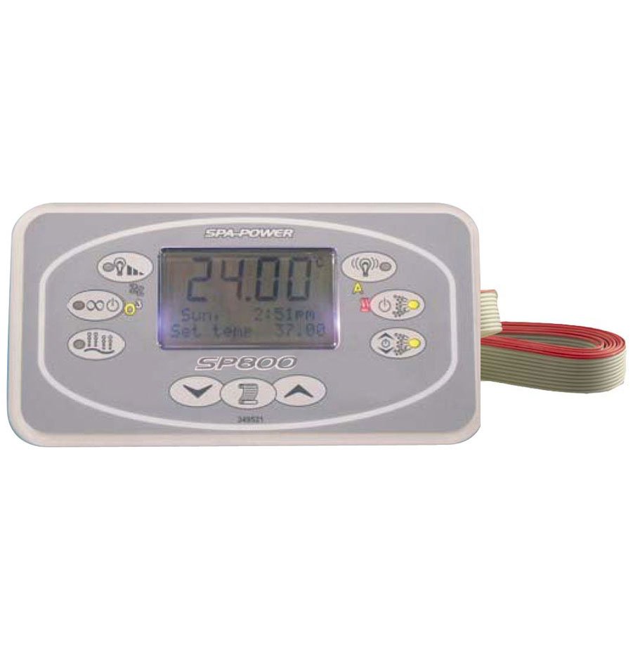 Spa Power SP800 Rectangular Touchpad With Overlay – Just Pools and Spas