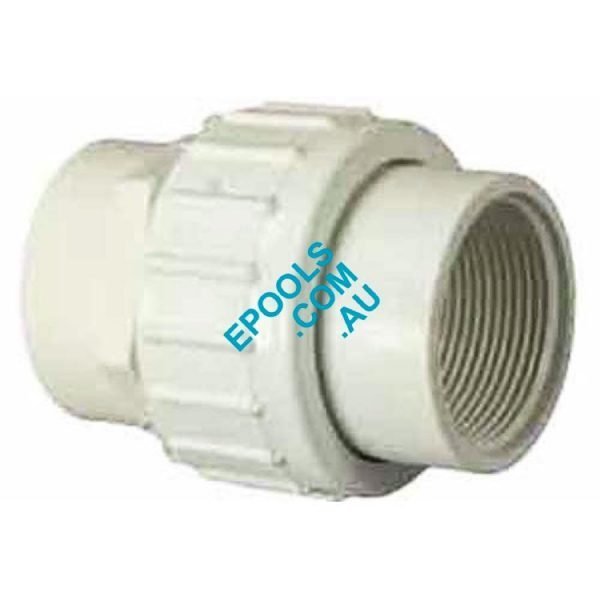Barrel Union 40mm PVC Union With 1 1/2″ Female BSP And Slip Fit – Just ...