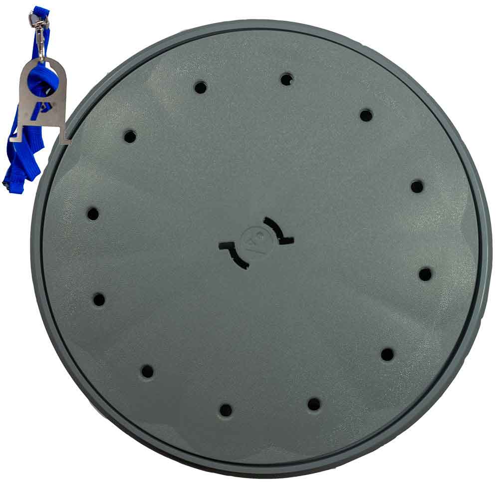 Zodiac Poolrite Round Dress Ring Grey With Lid – Just Pools and Spas
