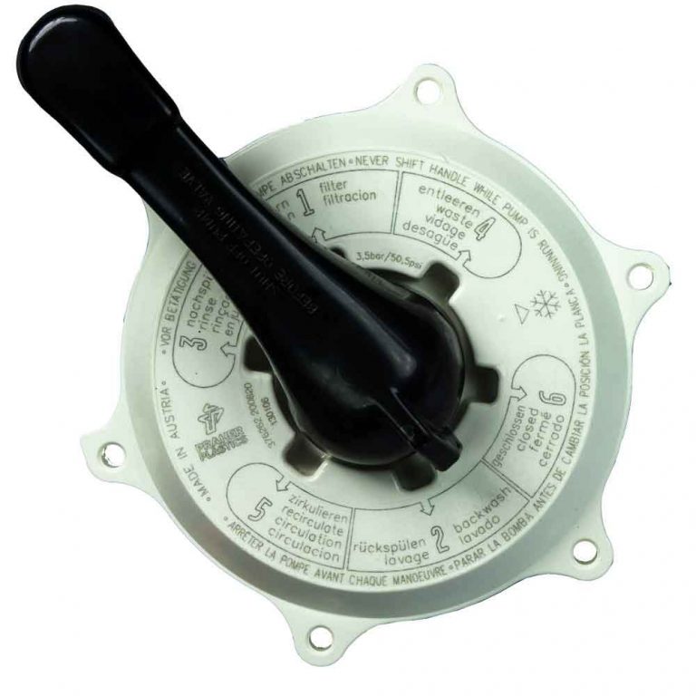 Davey 40mm Praher Multi Port Valve Top Section – Just Pools and Spas