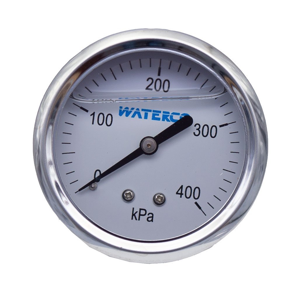 Waterco Pressure Gauge 400kPa Back Bottom Mount – Just Pools and Spas
