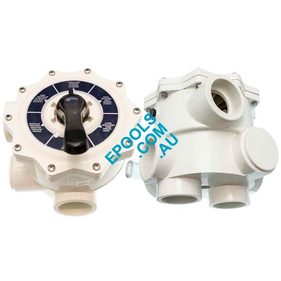 Swimming Pool Sand Filter 50mm Side Mount Universal Multi Port Valve ...