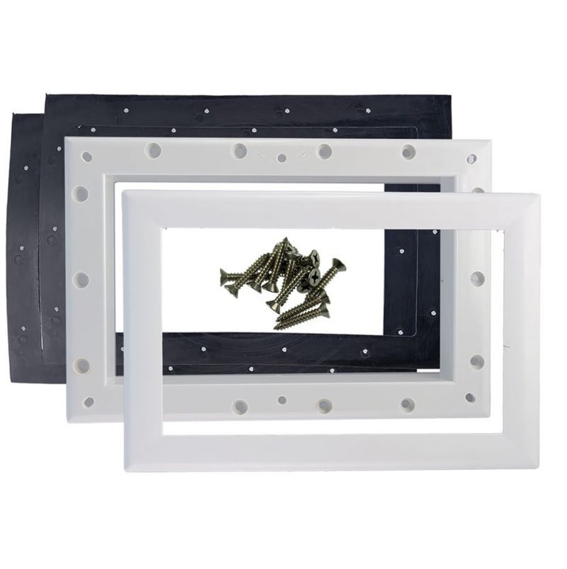 Skimmer Box Escutcheon Plates & Gaskets – Just Pools and Spas